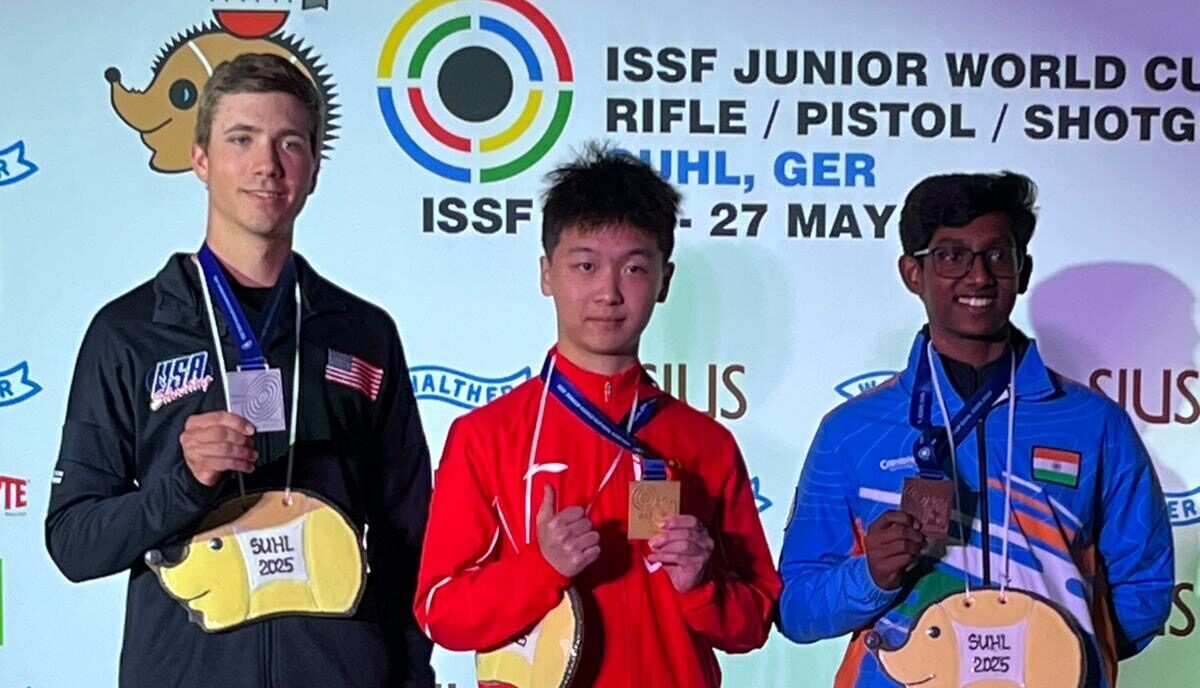 Braden Peiser Earns Silver at 2025 ISSF Junior Suhl World Cup | USA ...